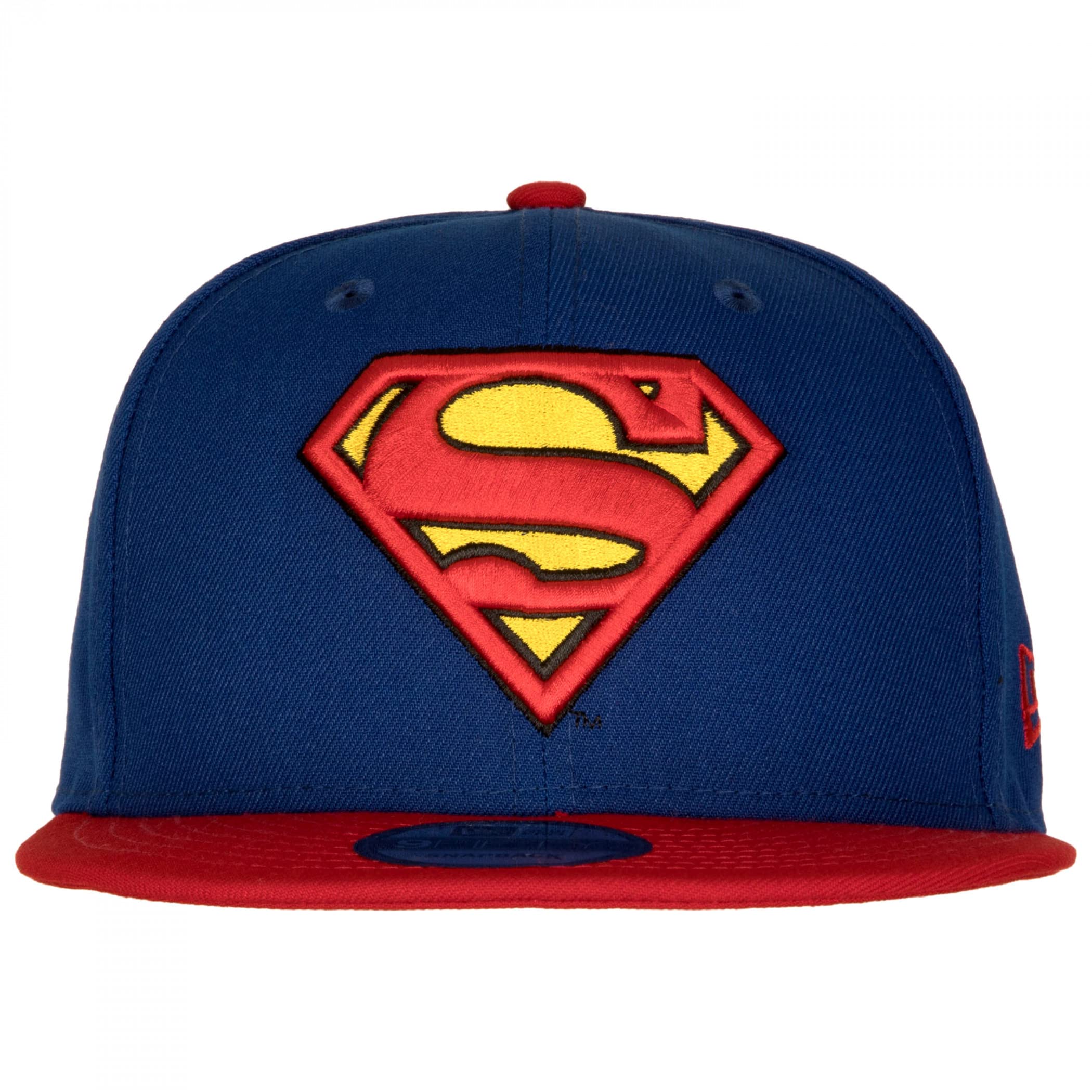 New Era Superman Classic Logo 9Fifty Adjustable Hat Blue