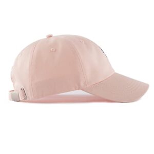 AUNG CROWN Lavender Embroidered Dad Hat Women Men Adjustable Baseball Cap (Pink/Lavender)