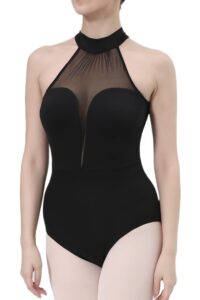 dance elite - now - dance leotard for women. leotards for women ballet and dance (black, adult s)