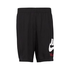 nike boy`s air jordan jumpman classics shorts, black/white/maroon, s