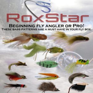 RoxStar Fly Fishing Shop | Hand Tied in The USA | Pro Bass Flies Assortment | Top 13 Streamer and Top Water Flies for Bass, Steelhead, Salmon, Musky and The Rest of The Big Boys. Tight Lines!