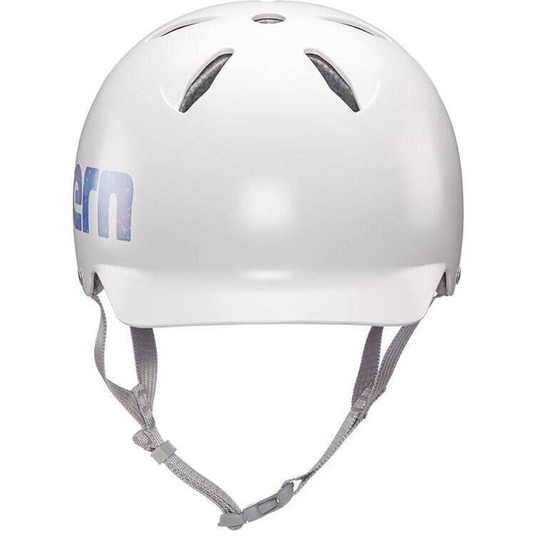 Bern Bandito Bike Helmet for Kids, EPS Satin White Galaxy, M/L