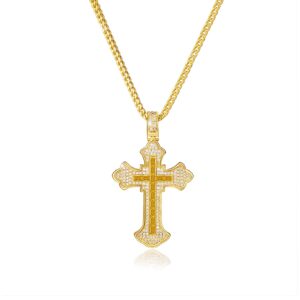 phengel 12 month birthday stone cubic zirconia 5a cz cross religious pendant gorgeous necklace (14k-gold-11-nov)