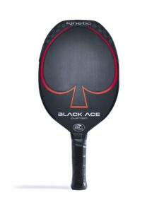 prokennex black ace ovation - pickleball paddle with toray 700 carbon fiber face - comfort pro grip - usapa approved