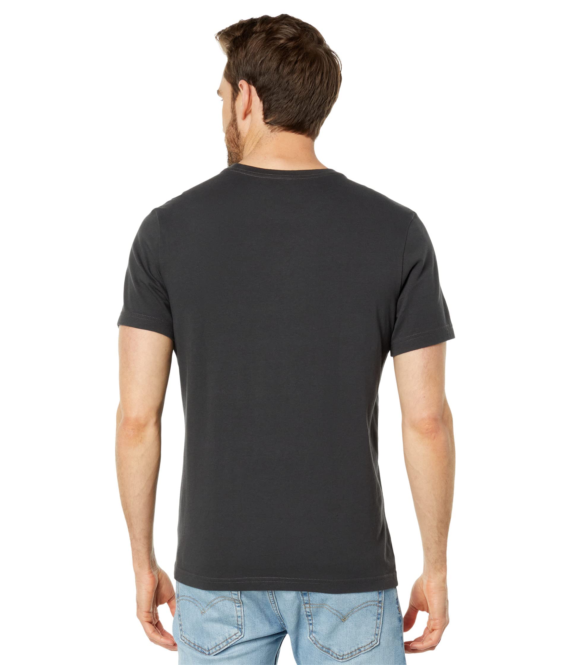 Life is Good. Men's Offroad Jake SS Crusher Tee, Jet Black, Small