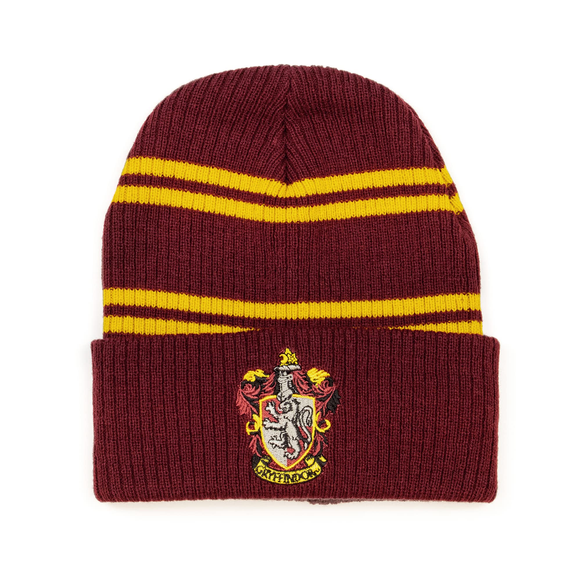 Culture Fly Harry Potter Gryffindor Premium Knit Scarf Beanie Socks 3pc Winter Bundle Gift Set