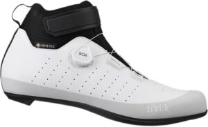 fizik road cycling winter shoes tempo artica r5 gtx gore-tex - white/black - 48 - (13.5-14 us)