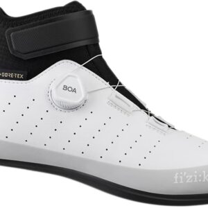 Fizik Road Cycling Winter Shoes Tempo Artica R5 GTX Gore-Tex - White/Black - 45.5 - (11.5-12 US)