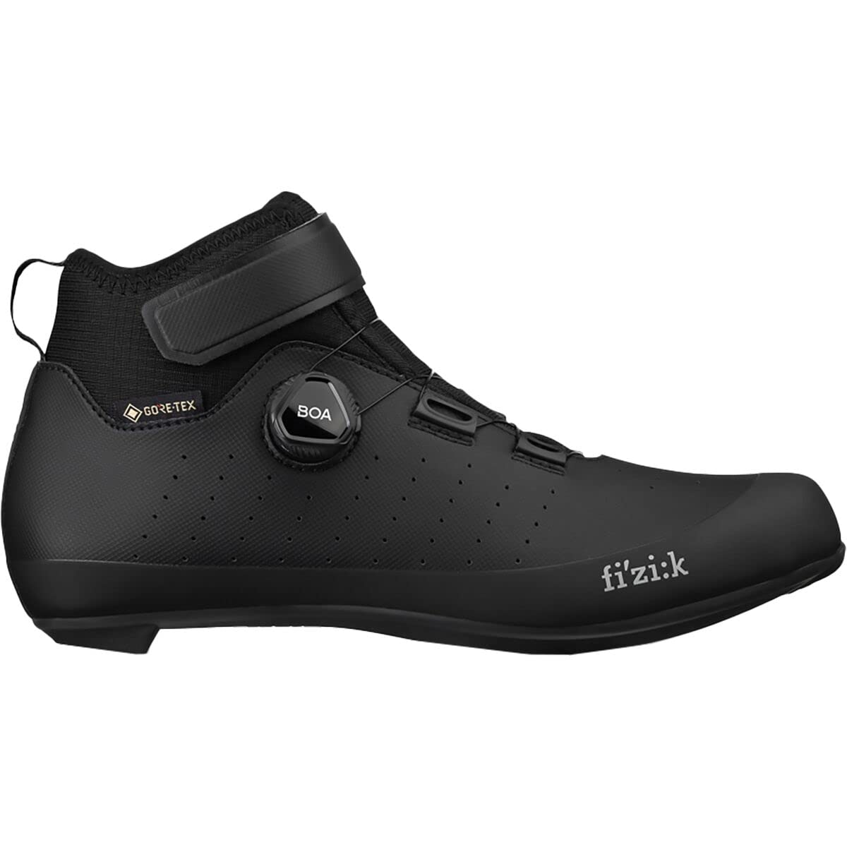 Fizik Road Cycling Winter Shoes Tempo Artica R5 GTX Gore-Tex - Black/Black - 41 - (8-8.5 US)