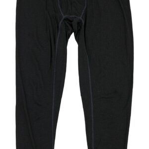 Fruit of the Loom Signature Men's Grid Tech L3 Thermal Base Layer Pant, X-Large Black Soot