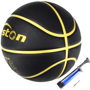 senston basketball 29.5" premium rubber basketbal size 7 street basketballs indoor and outdoor basketballs-730