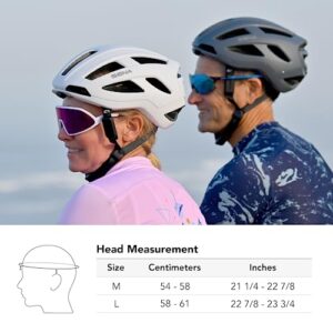 Sena C1 Smart Cycling Helmet with Bluetooth Intercom and Smartphone Connectivity for Music, GPS, and Phone Calls (Matte White, Medium)