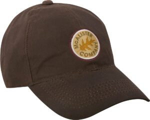 drake waterfowl mcalister® waxed cotton baseball cap brown