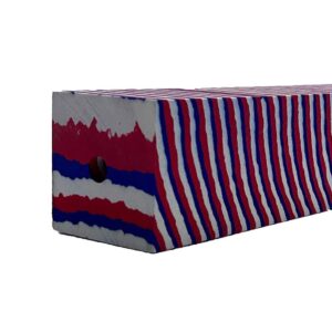 Rod Building EVA Foam Block Tiger Stripe 18" x 2" x2" x3/8"