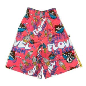 flow society flovel ice cream mens athletic shorts