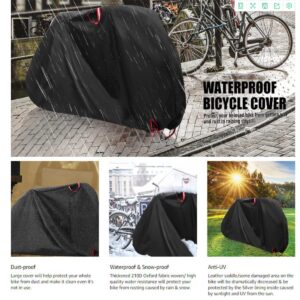 Waterproof Bike Protective Cover Outdoor Bicycle Storage Cloth Dustproof Sheld for Mountain Road Bike