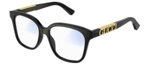 gucci gg1192s 001 black/blue light-transparent women's eyeglasses/sunglasses