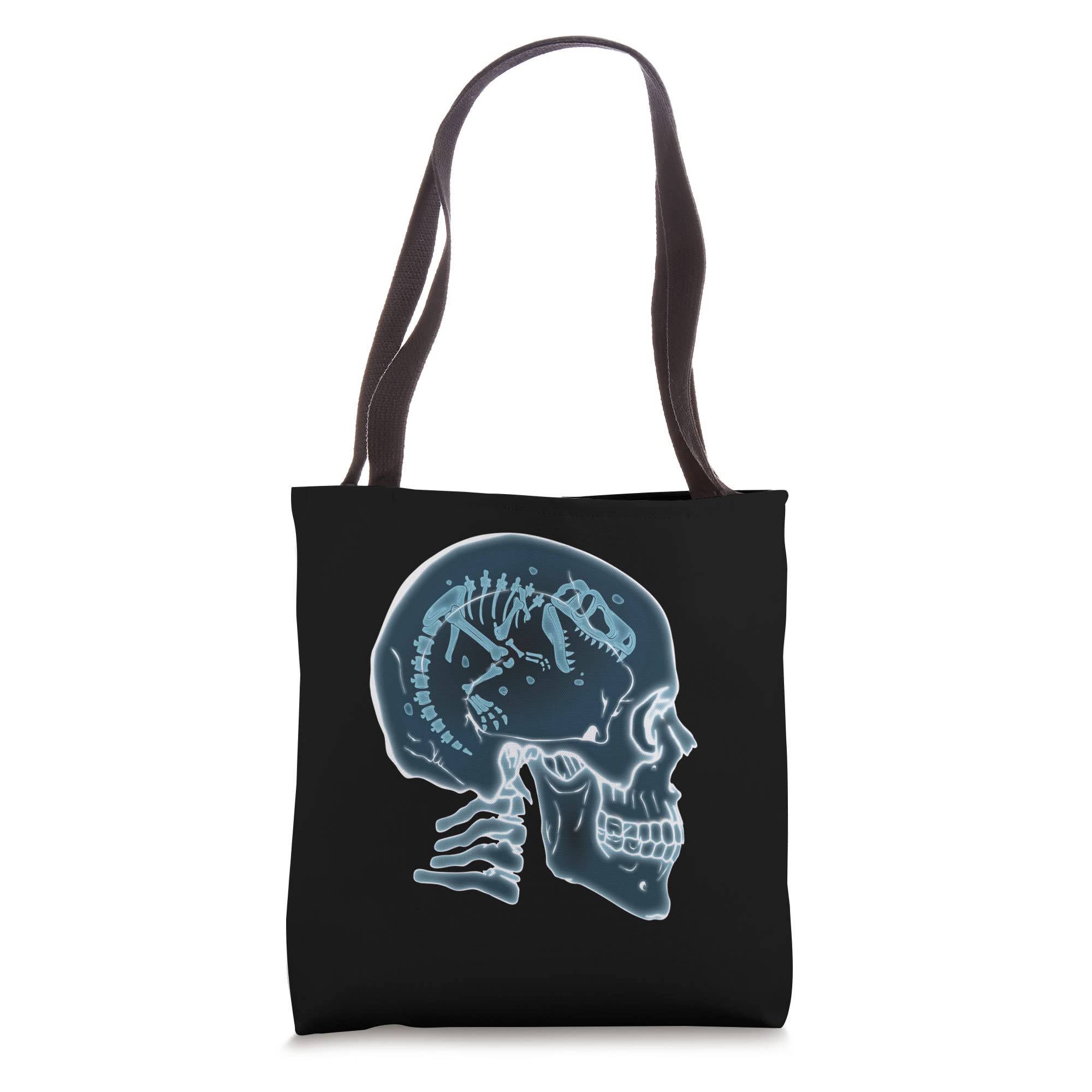 Skull Paleontology Paleontologist Fossil Dinosaurs Men Women Tote Bag