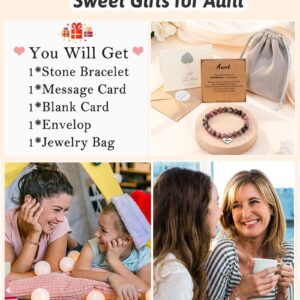 DiRikiss Mothers Day Gifts for Aunt from Niece Best Aunt Ever Gifts Birthday Christmas Valentines' Day Gifts for Aunt Auntie Bracelet