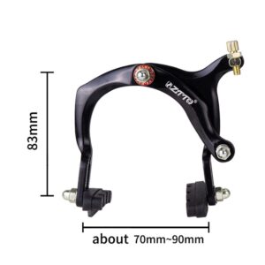 BESPORTBLE 1 Pair Bike Long Arm Caliper Bike c Brake Shoes Caliper Bike Brake c Clamp Bike Brake c Clip Side Pull Brake Caliper