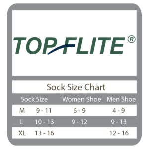 Top Flite Mens Womens Moisture Wicking Seamless Toe Heel Tab Sport Socks 6 Pair Pack (White, Medium)