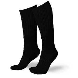 alpaca wool socks for men & women - heavyweight extra thick warm therma crew winter outdoor hunting boot socks