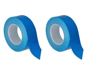 odin revolution pickleball tape for outdoor court - pickleball court markers for professional playing surface for hours of fun and durability - 2 inches wide, 180 feet long, blue (2 rolls)