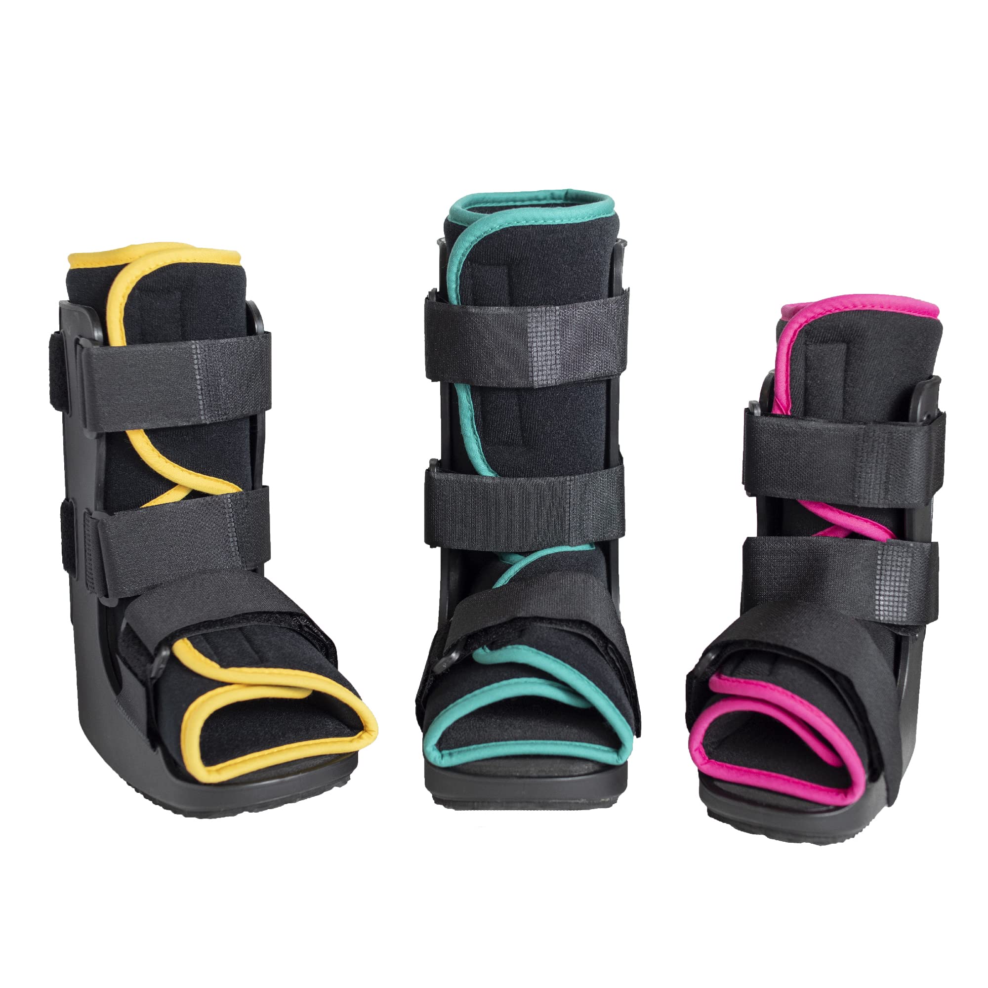 Brace Direct Children’s Pediatric Walker Fracture Boot for Kids Broken Toe or Foot, Left or Right Foot, Lightweight Padded Support Cam Boot for Foot Injury