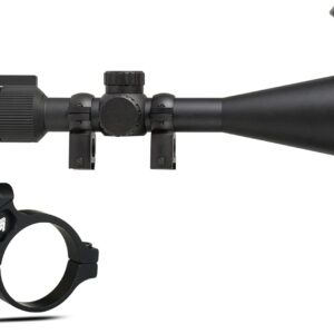 Monstrum Guardian 6-18x50 AO Rifle Scope with Parallax Adjustment | Black | Monstrum Rifle Scope Level Bubble | 1 inch Diameter | Bundle