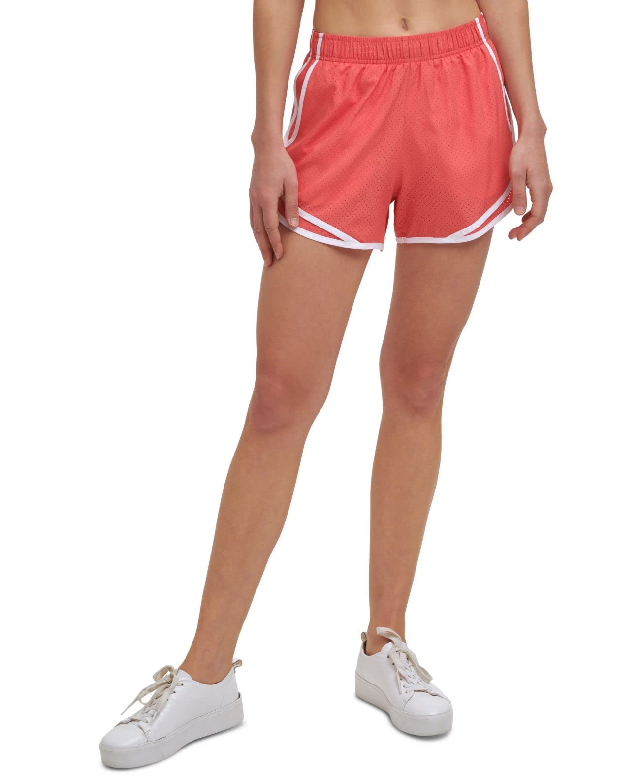 Calvin Klein Womens Performance Perforated Shorts