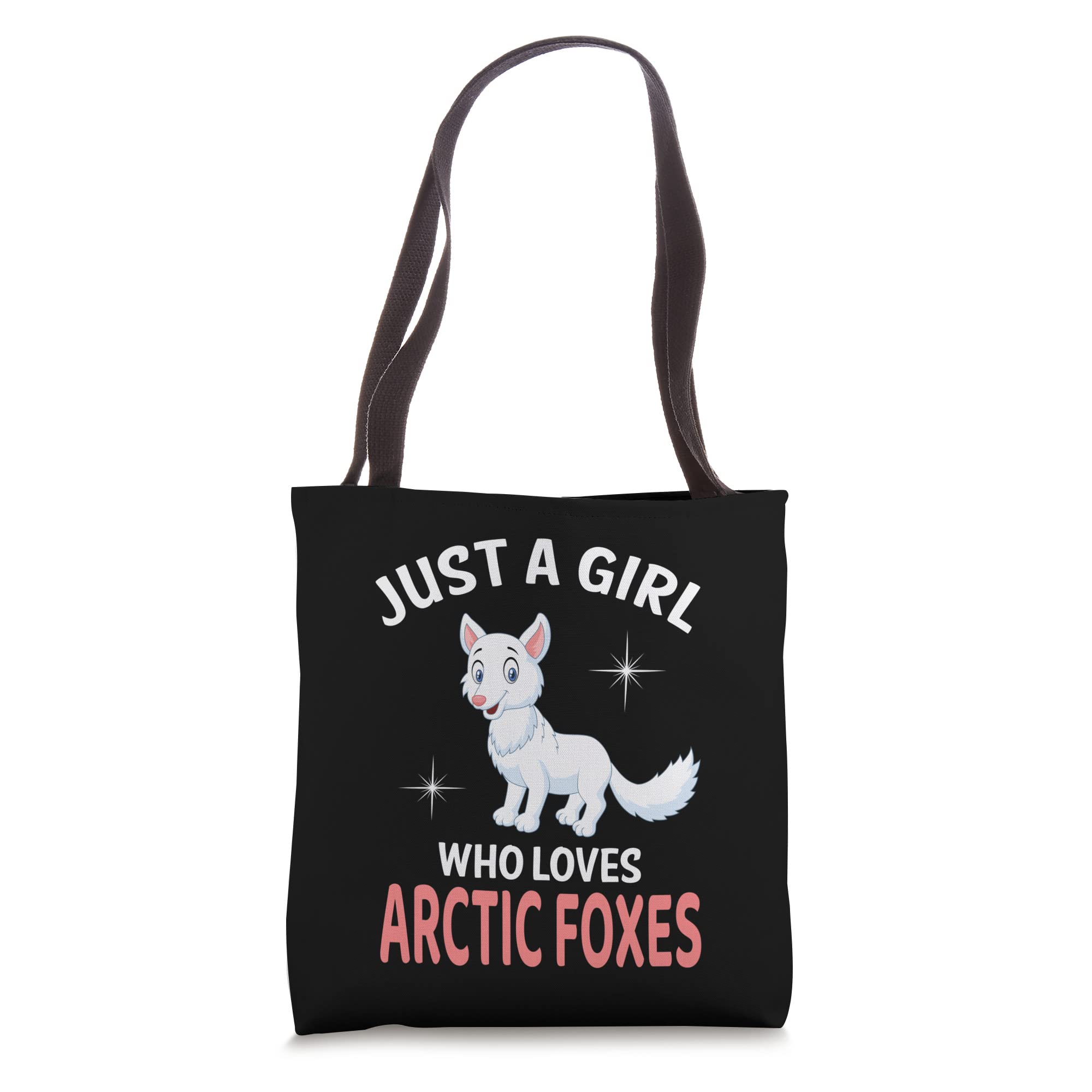 Just A Girl Who Loves Arctic Foxes I Kids I Girl Fox Tote Bag