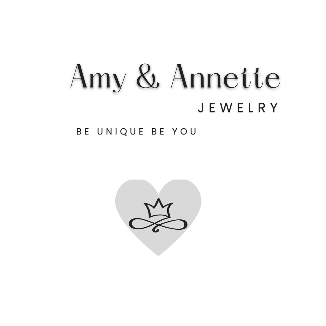 Amy & Annette Sterling Silver Round Ring with Crystals from Genuine - Great Gift Idea for Every Occasion - Size (7 / 21mm L x 2mm W)