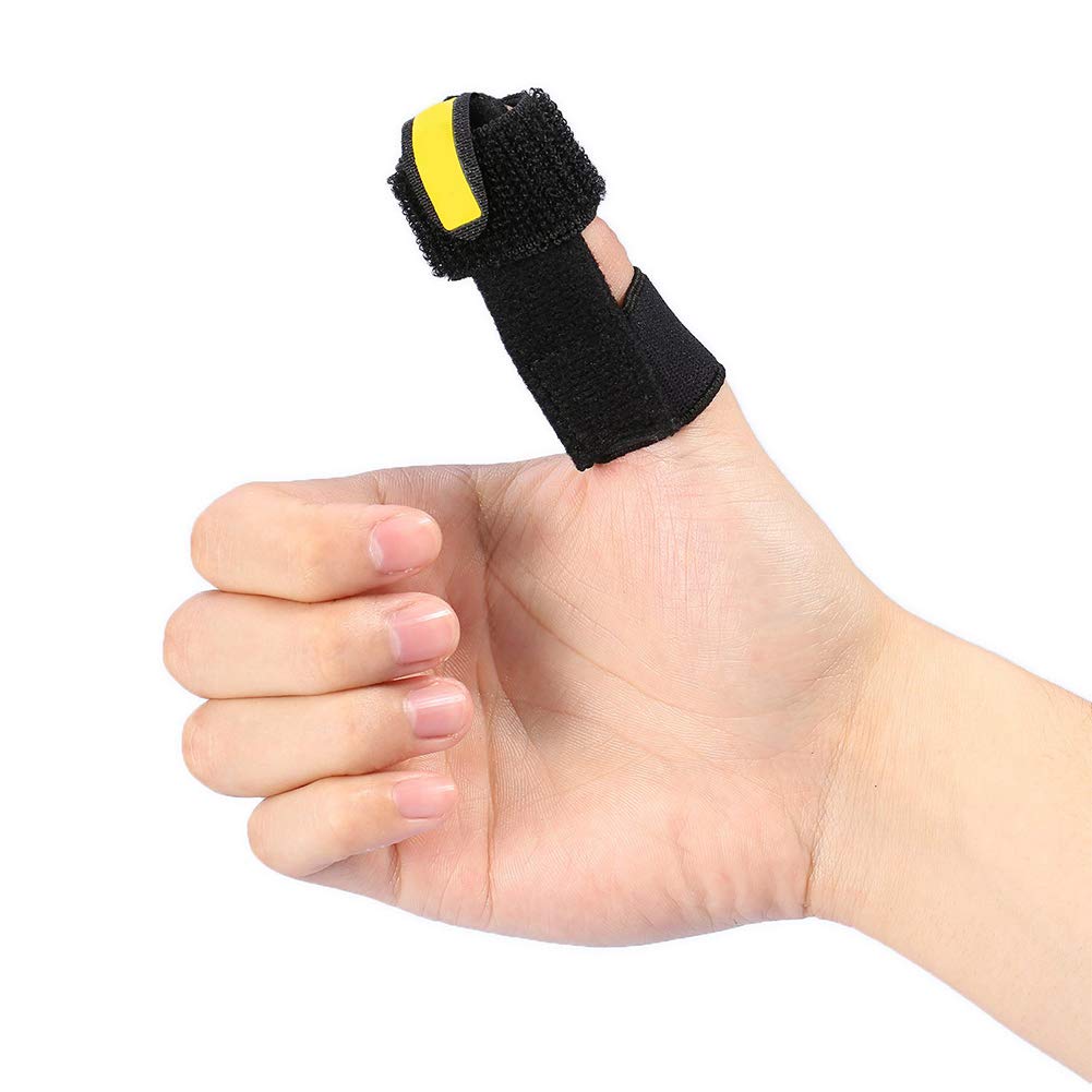 Pilipane flip flop Finger Splint , Brace for Knuckle Immobilization , Finger Brace for Arthritis , Injury , Sprain , Fits Index , Middle , & hoop Finger Pain , Universal Finger Straightener