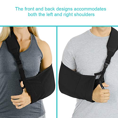 Arm Sling for Shoulder Injury by Support Brace for Women and Men, Wrist and Elbow Surgery with Adjustable Padded Arm Support Straps Postoperation Recovery Belt