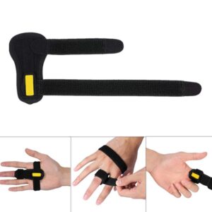 Pilipane flip flop Finger Splint , Brace for Knuckle Immobilization , Finger Brace for Arthritis , Injury , Sprain , Fits Index , Middle , & hoop Finger Pain , Universal Finger Straightener