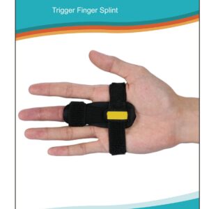 Pilipane flip flop Finger Splint , Brace for Knuckle Immobilization , Finger Brace for Arthritis , Injury , Sprain , Fits Index , Middle , & hoop Finger Pain , Universal Finger Straightener