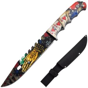 Snake Eye Tactical Full-Tang EDC-Hunting, Outdoor & Camping Knife 13 Inches