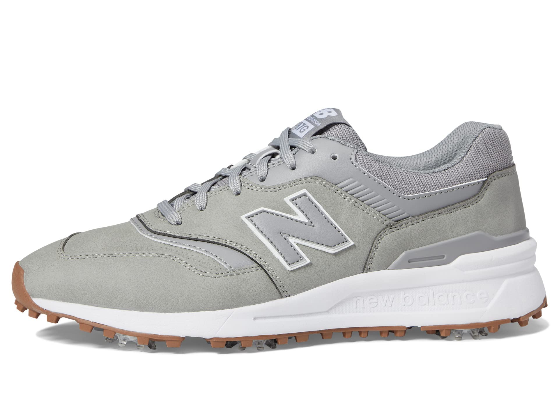 New Balance Mens 997 Golf Shoe, Grey, 10 US