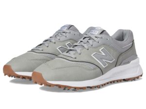 new balance mens 997 golf shoe, grey, 10 us