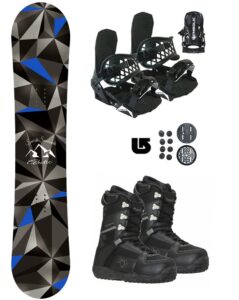 symbolic arctic snowboard & bindings & northwave boots z22 mens 7.5 8 complete package (boot fits men 7.5-8 (z22), 140cm arctic rocker)