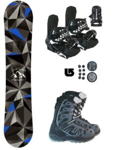 symbolic arctic snowboard & bindings & black dragon boots (nio10) size 6 complete package (boot fits 6 men/kid (euro 38), 130cm arctic rocker board)