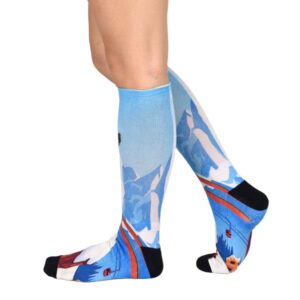 sierra socks slippery slopes pattern unisex socks - xl-men shoe size (13+) / buy 1 pr.