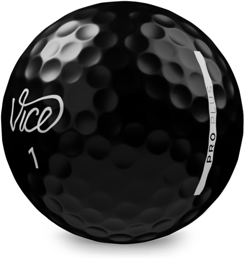 Vice Golf Limited Edition Pro Plus Golf Balls (Black)