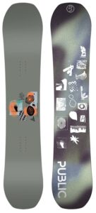 public display 150cm mens snowboard