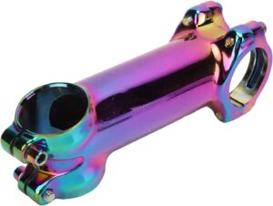 zechao bike handlebar stem,31.8mm colorful bike handlebar riser, adjustable plus or minus 7/17 degree cnc mountain road bike stem for bmx mountain bike stem (color : 7 degrees, size : 100mm)