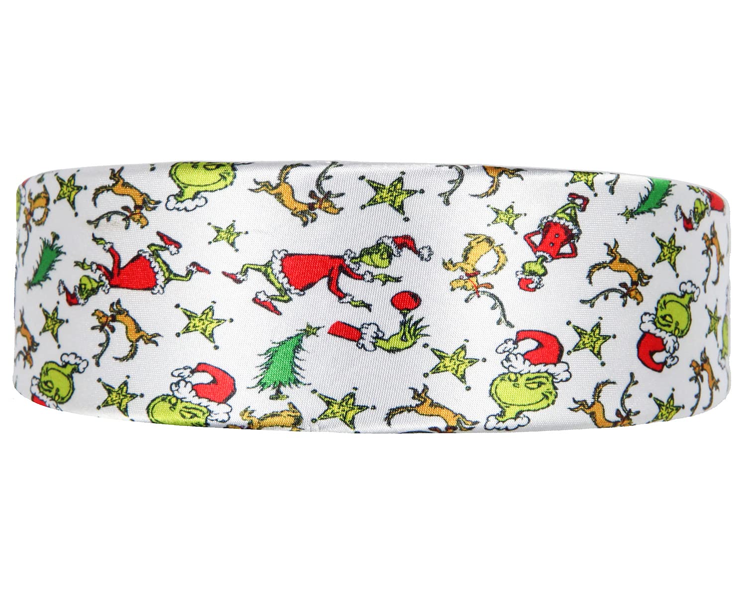 Dr. Seuss How The Grinch Stole Christmas Allover Character Design Headband For Women and Girls