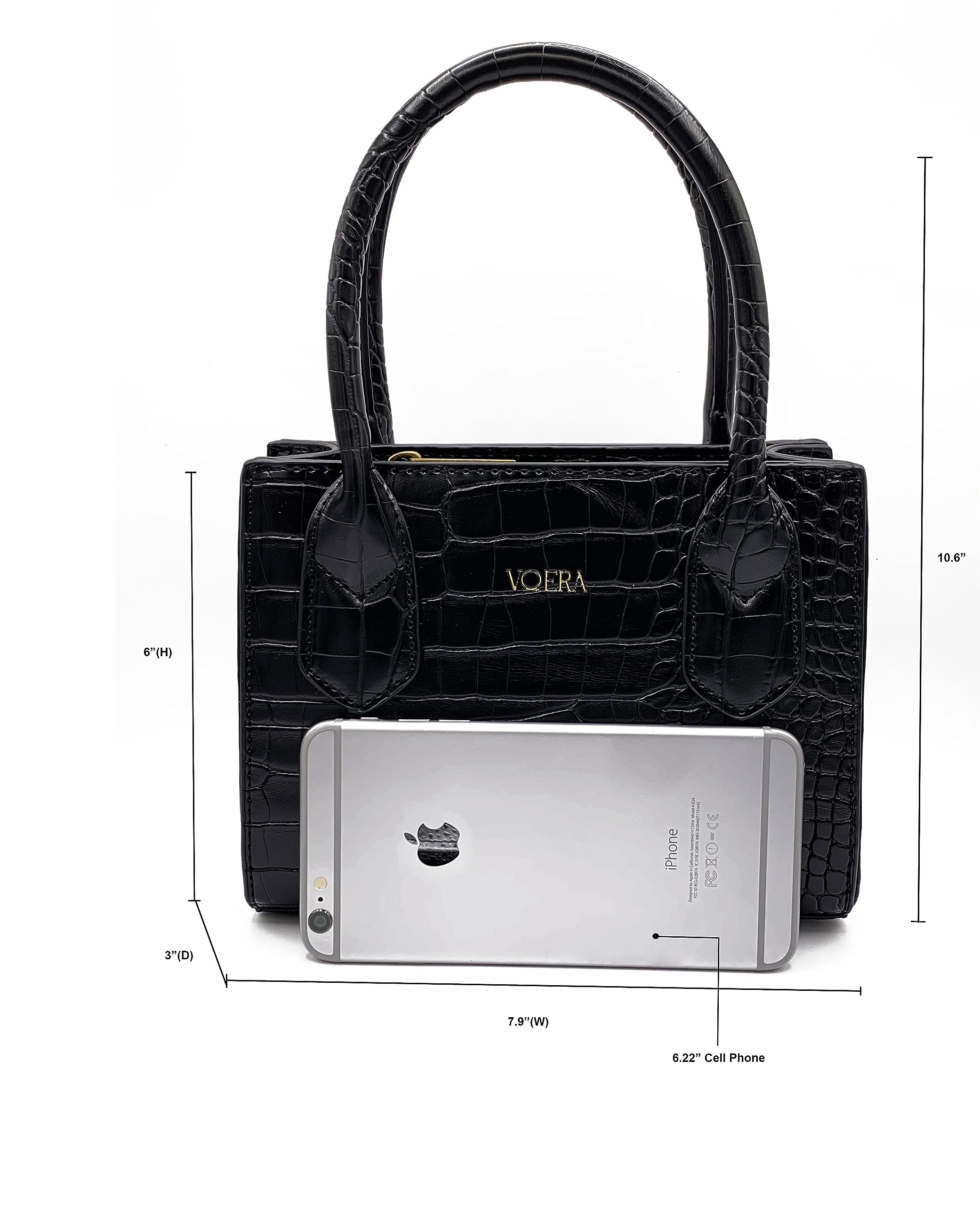 Voera Mini bags for women- Small black purse- Black handbag -Mini purse