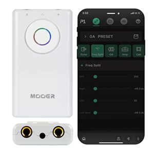 MOOER Prime P1 Wireless Looper Drum Machine Pedal Headphone Pedal for Bass Guitar, Acoustic Guitar, Electric Guitar