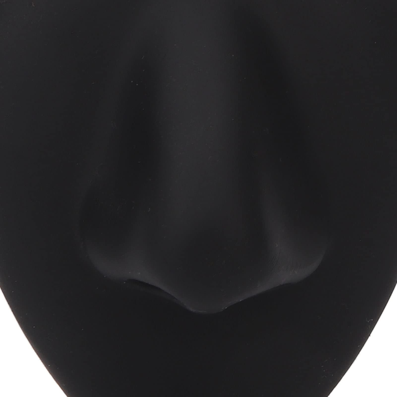 Black Silicone Nose Model,Simulated Soft Silicone Fake Nose Model for Piercing Acupuncture Practice,Nose Nose Stud Jewelry Display