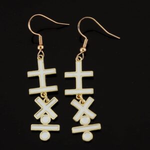 Math Teacher Gifts For Women Earrings Best Funny Cute Math Symbol Earrings Items Fun Math Earrings